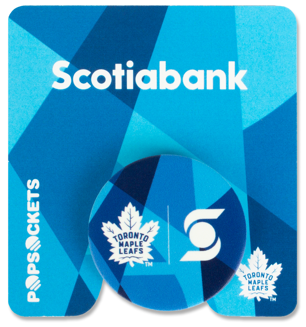 Showcase: Leafs & Scotiabank Branded Popsockets to Promote Scotia Perks ...